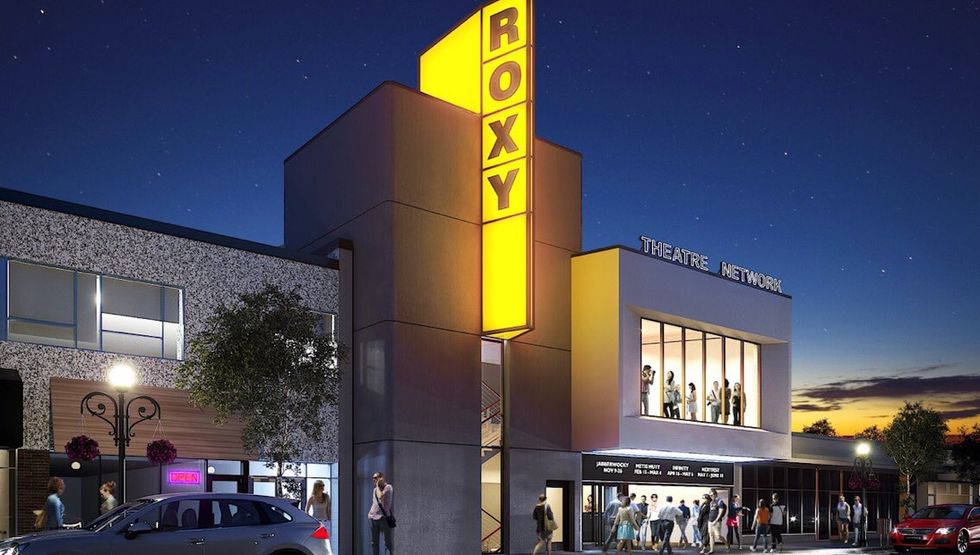 Here's what the new Roxy Theatre (with a rooftop patio) might look like ...
