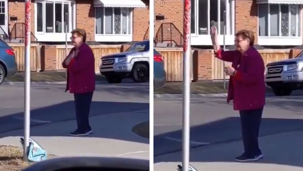 Adorable Calgary resident goes viral for giving neighbours 'air hugs ...