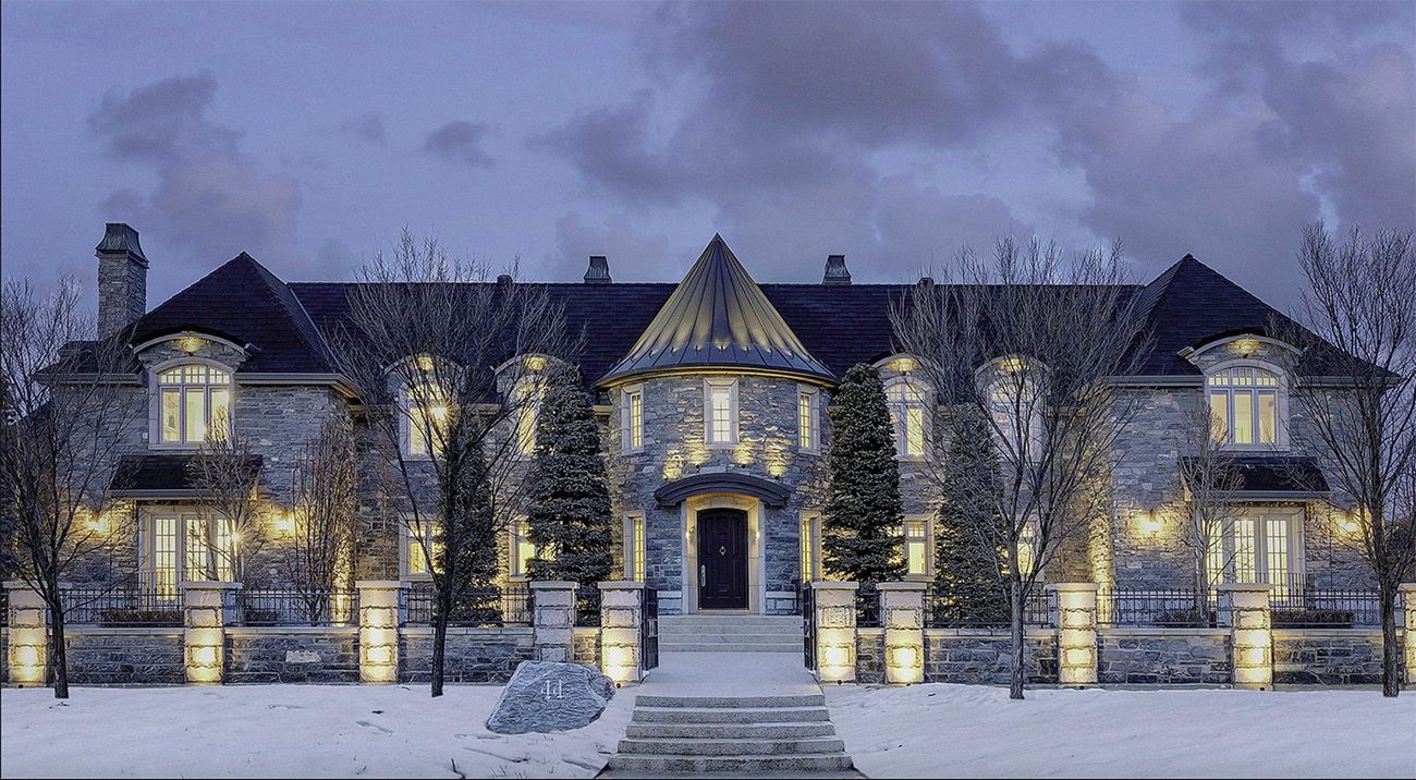 This actual castle with an elevator & sports lounge is for sale right ...