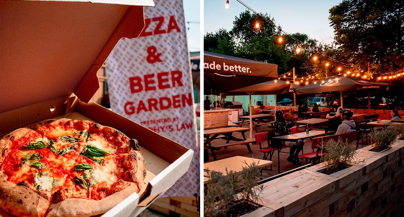 Toronto has a new wood-burning pizza & beer garden pop-up right near ...