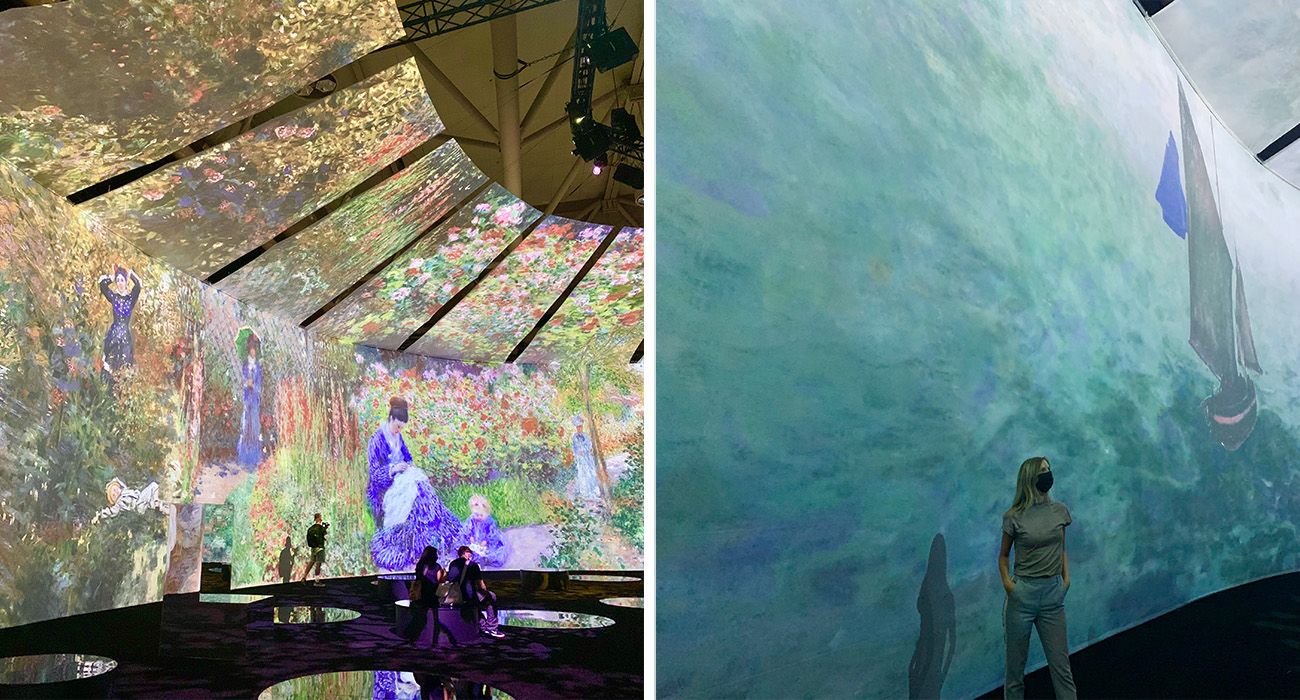 Beyond Monet opens tomorrow and we got to take a sneak peek