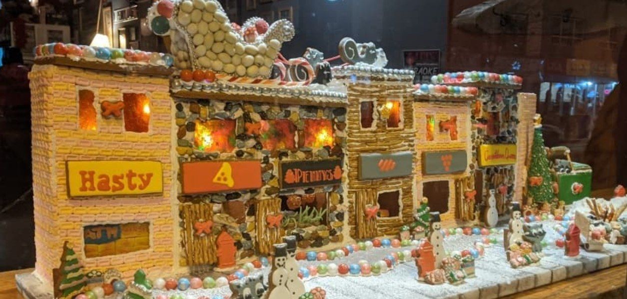 This epic gingerbread replica of a Toronto neighbourhood is now on display