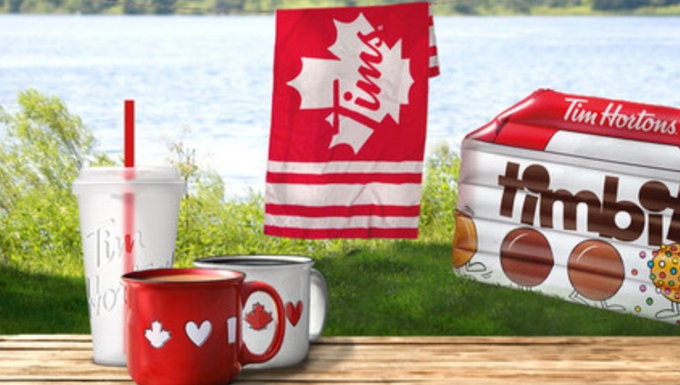 Tim Hortons is now selling giant Timbits pool floats for the summer