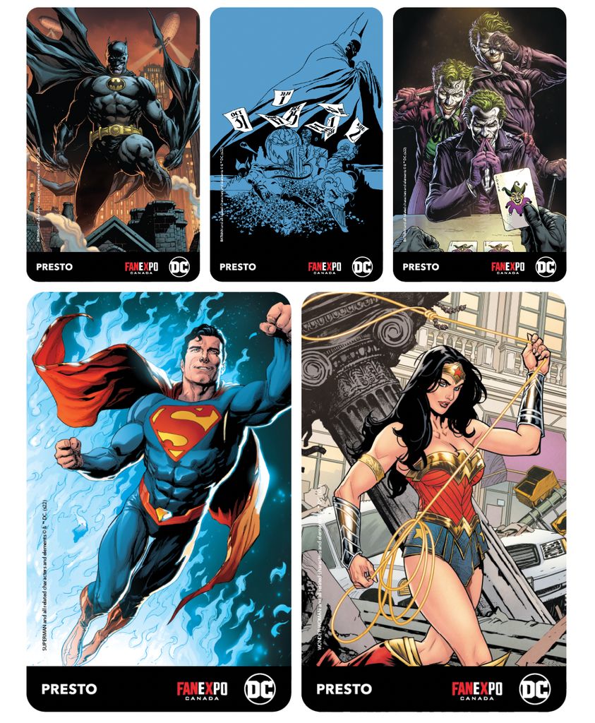 Here's how to get DC-themed PRESTO cards in Toronto this week