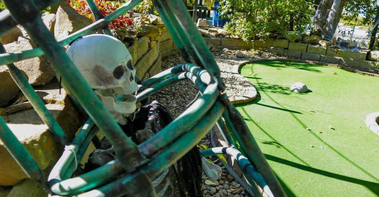A Halloween-themed mini golf course just opened in Calgary
