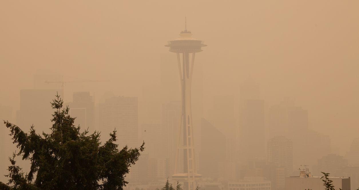 Seattle air quality was some of the worst in the world last weekend