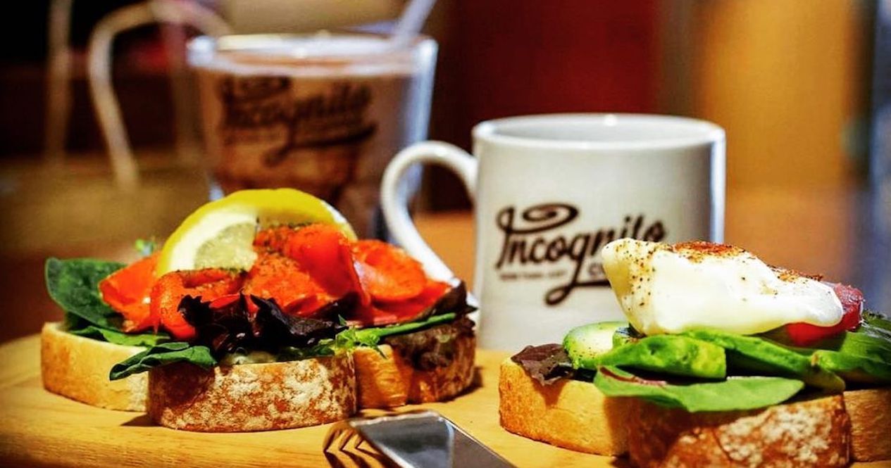 Incognito Coffee was listed as the highest-rated cafe in Canada