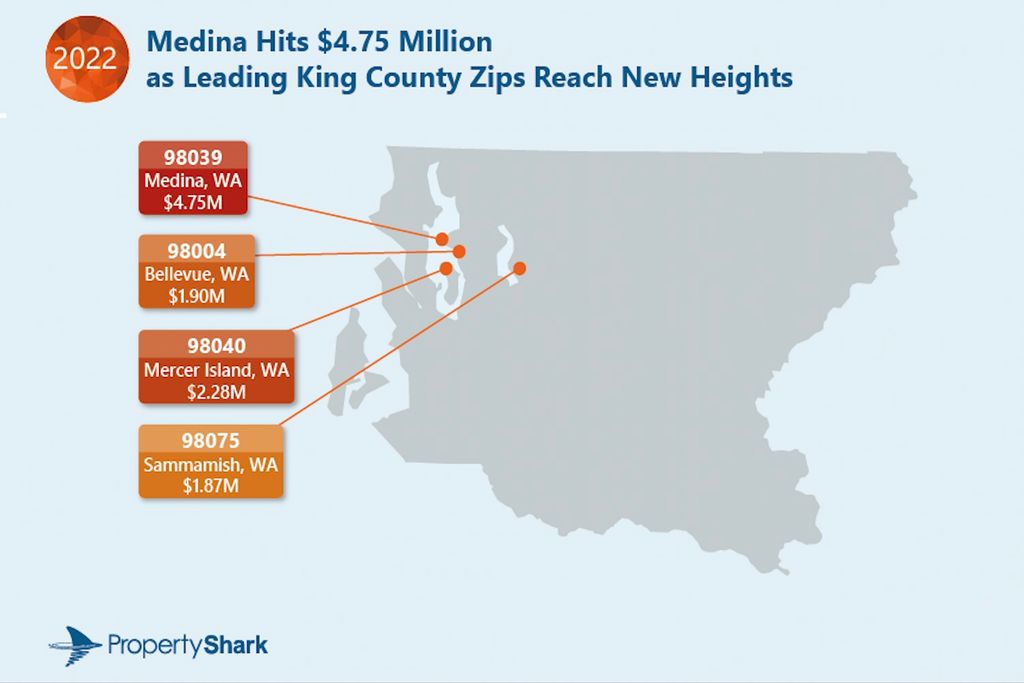 Medina ranks among the US 10 most expensive zip codes