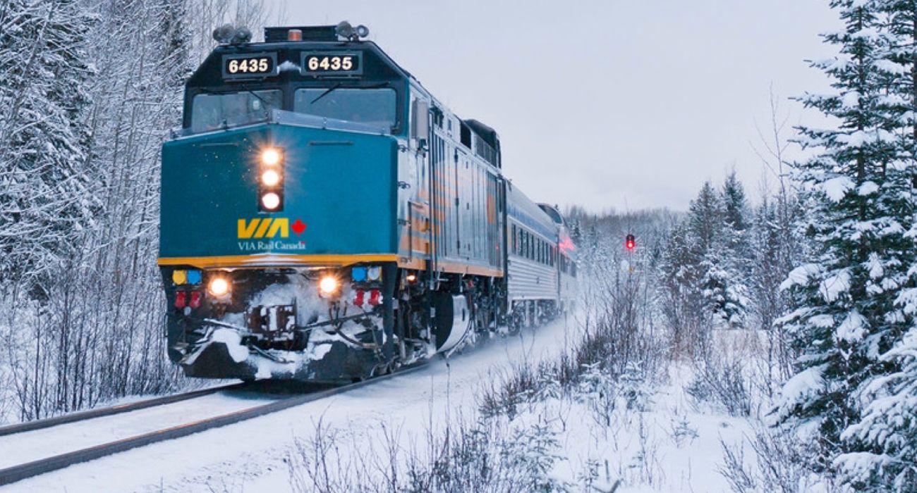 Best winter train rides in North America include this Canadian route
