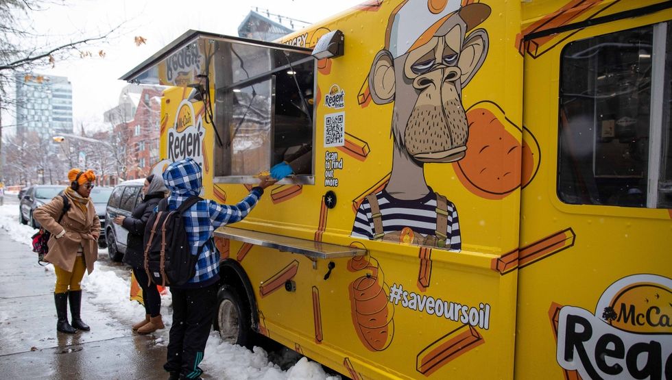 You can get free ‘Regen Fries’ at pop-ups around Toronto