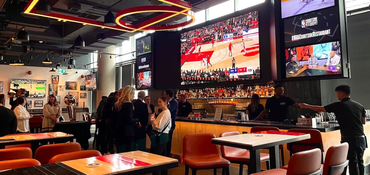 Here's a first look inside Toronto's NBA Courtside Restaurant