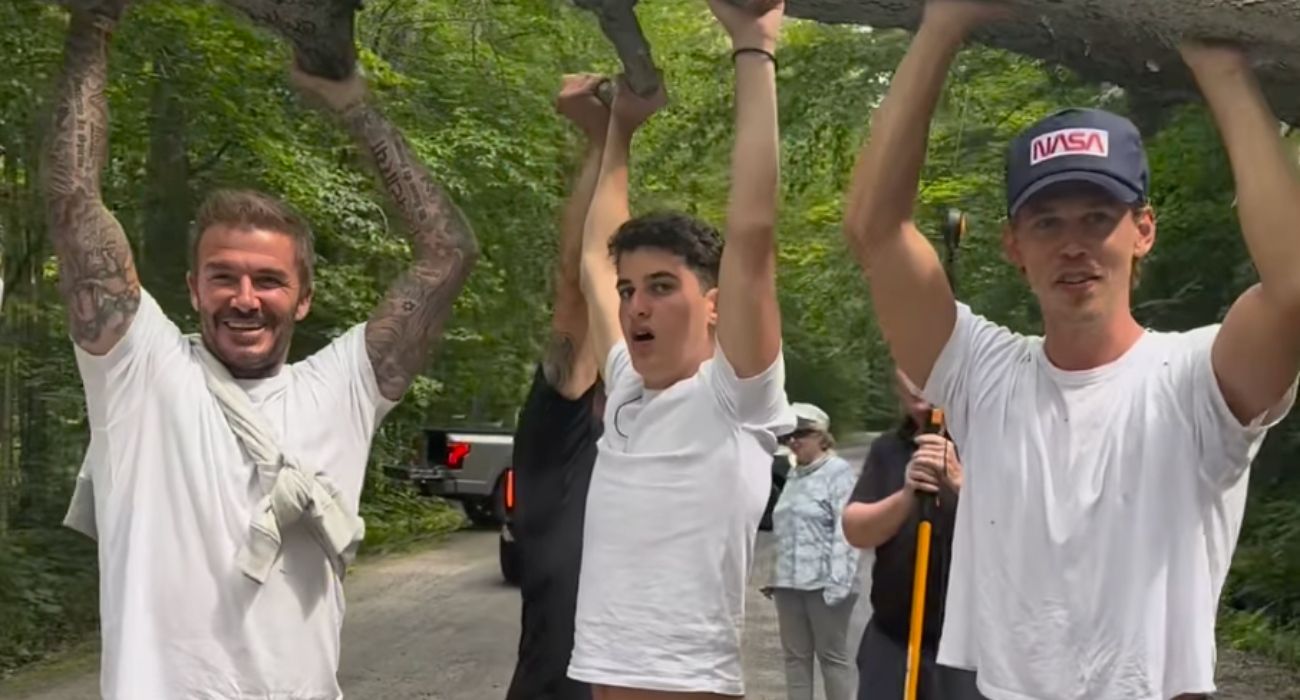 David Beckham and Austin Butler help locals on Muskoka vacation