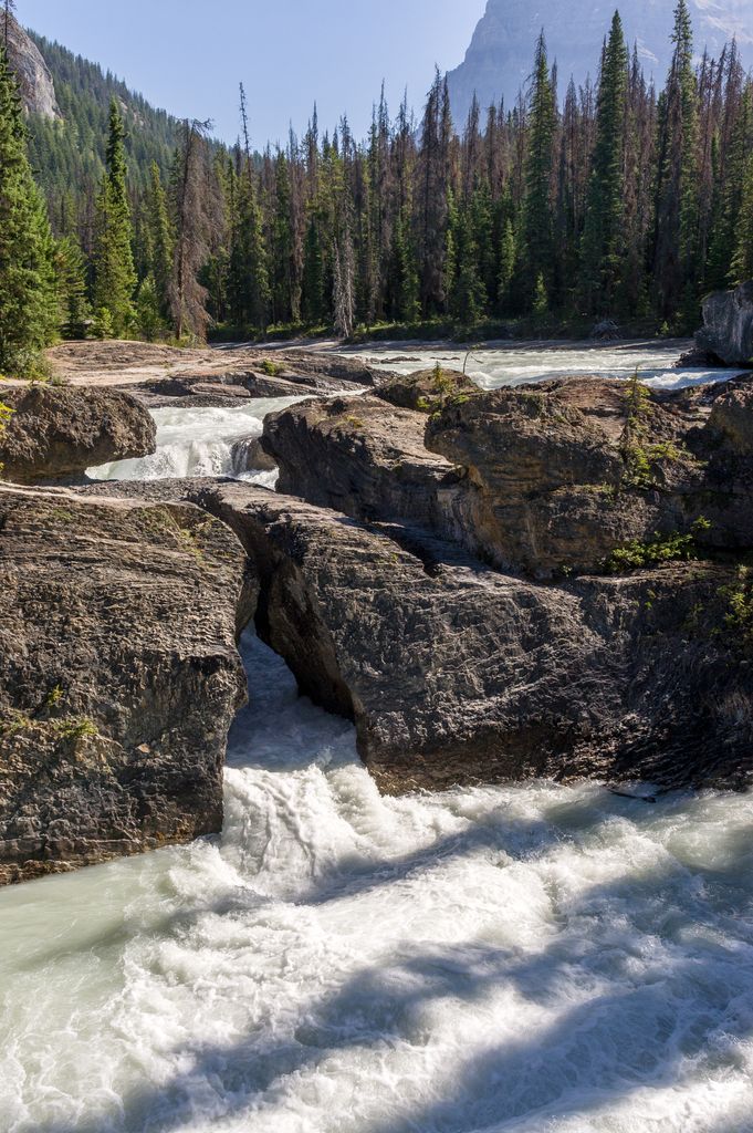 Natural Bridge at Yoho National Park in BC