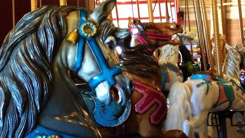 There’s a historic carousel ride handcrafted from the 1890s at this ...