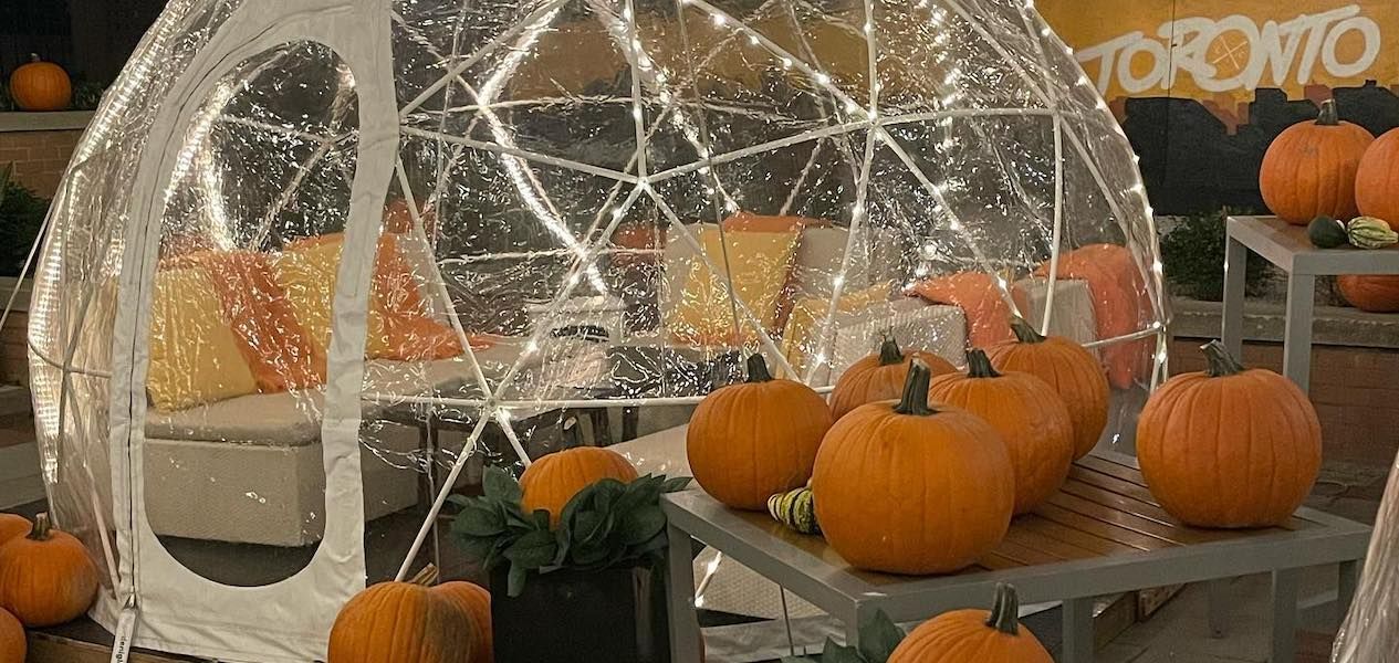 Toronto’s getting a boozy pumpkin patch with a dome dining experience