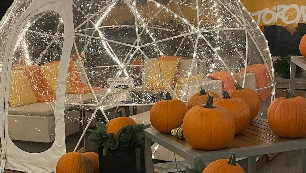 Toronto’s getting a boozy pumpkin patch with a dome dining experience