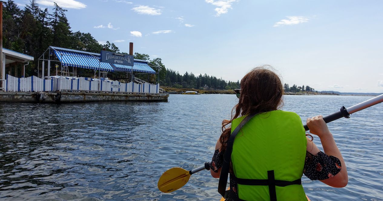 Protection Island in BC is home to Canada's only floating pub
