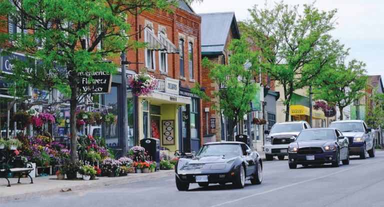 Erin is a lesser-known village in Ontario with rolling hills & rivers