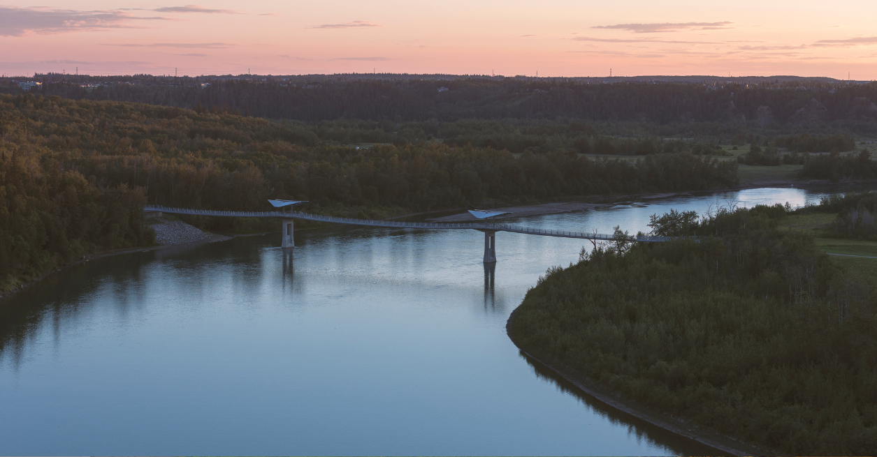 What is the North Saskatchewan River known for?