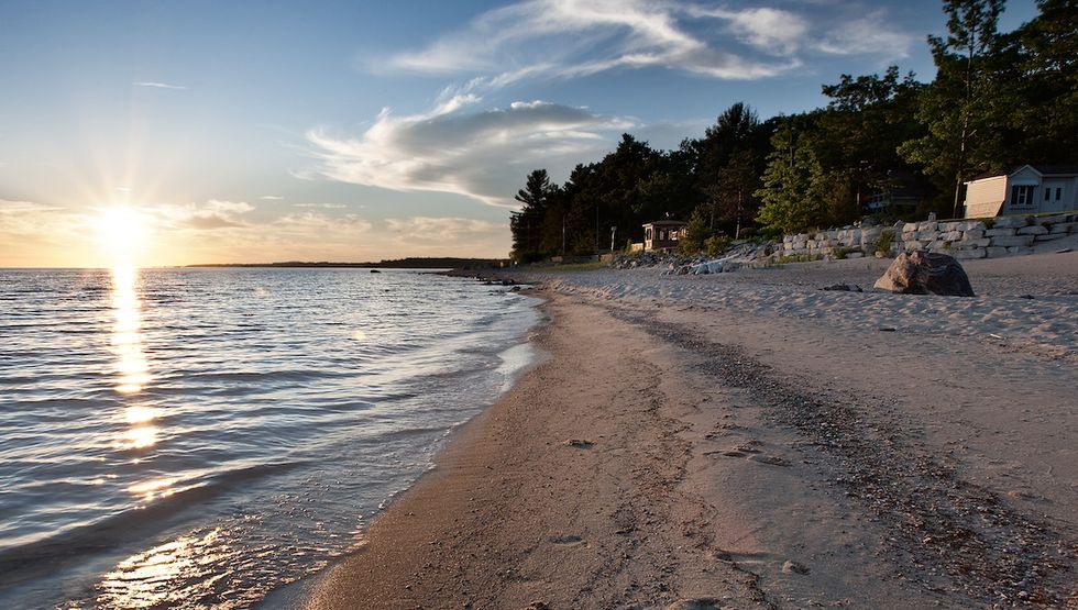 Midland, Ontario is home to three beaches & breathtaking waterfront views