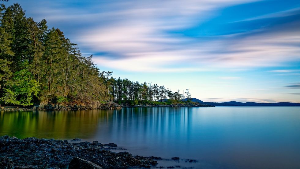 Ruckle Provincial Park in British Columbia has castle-like caves