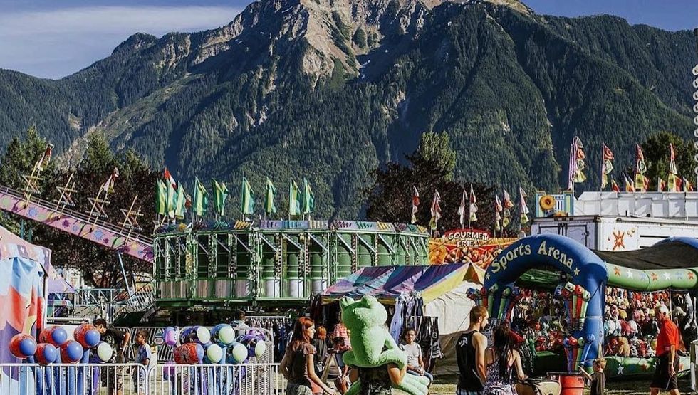 Agassiz, British Columbia has a two-day Fall Fair & Corn Festival