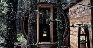 There's a magical wilderness spa hidden within an Alberta forest