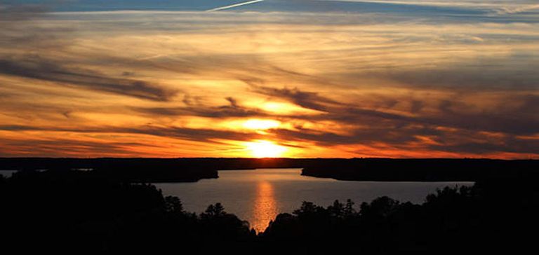 One of the best places to catch a sunset in Muskoka is on this ...