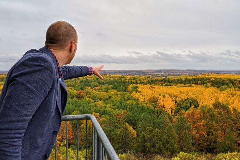 Sager Conservation Area has a 30 ft. lookout tower