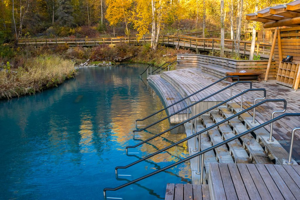 Liard River Hot Springs in BC are the second-largest in Canada