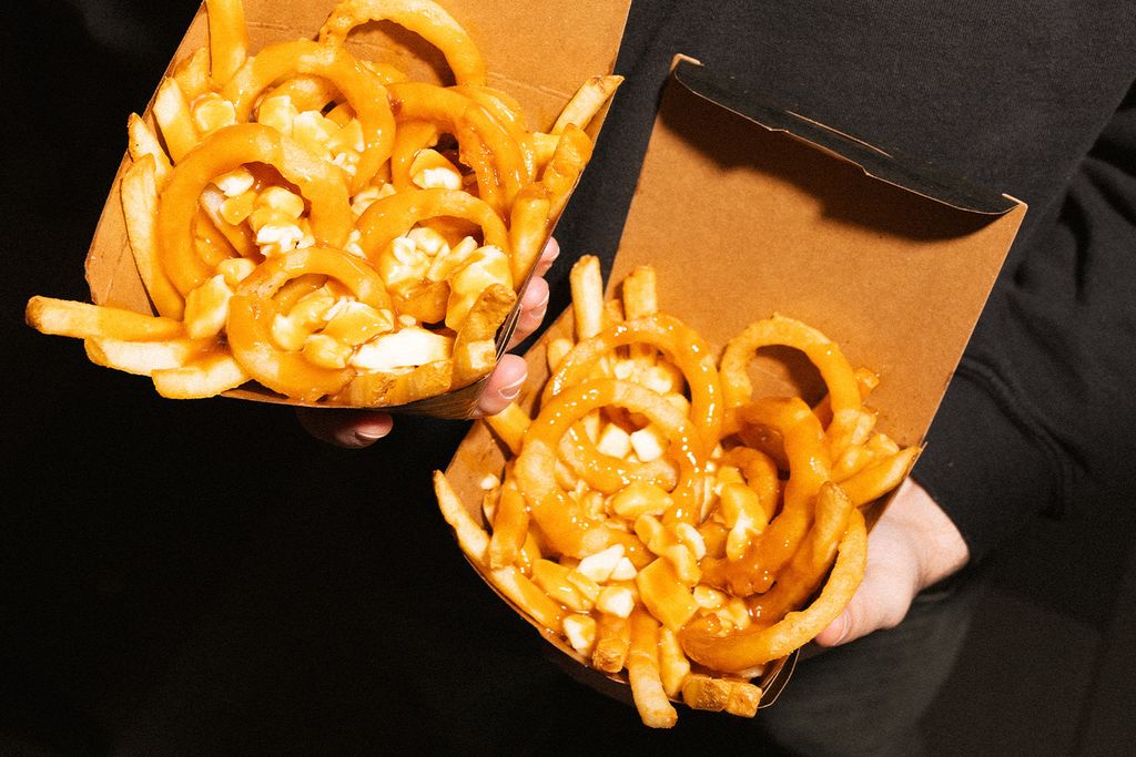 O’Canada! We can’t stop drooling over this unique take on a classic poutine