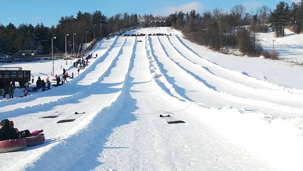 There's a giant 900-foot-long snow tubing hill near Toronto