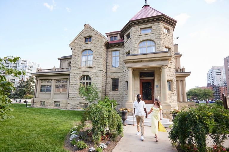This historical home in Calgary hosts events, exhibits, & high tea