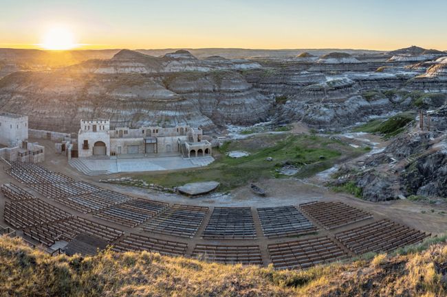 Canada's largest outdoor stage is in Alberta and it has an epic view