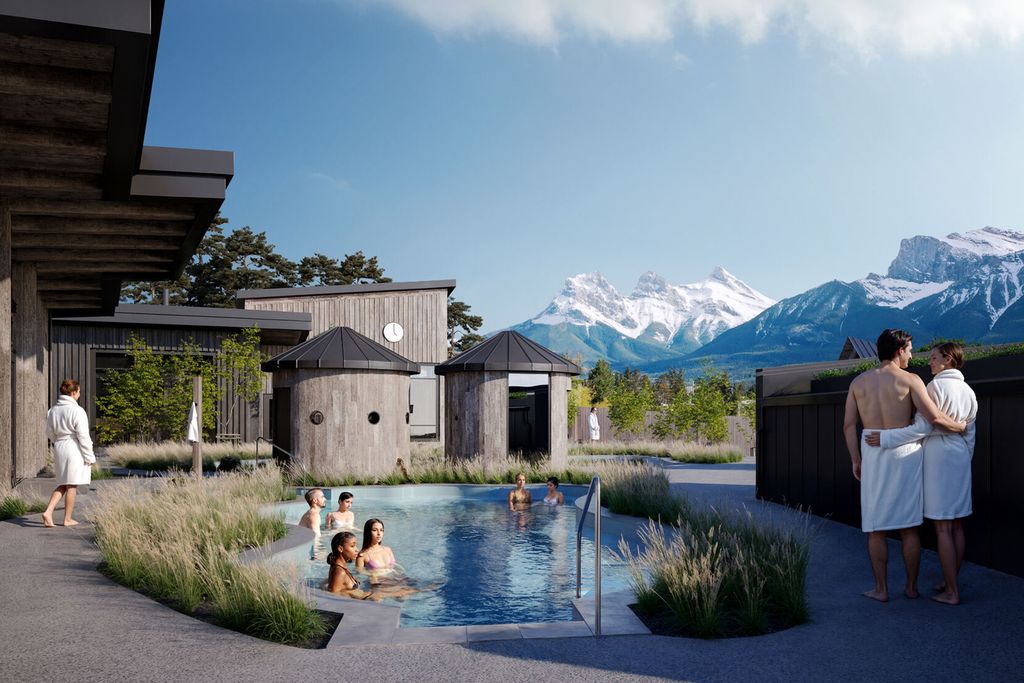 Canmore's newest Nordic spa is inspired by Alberta's mountains