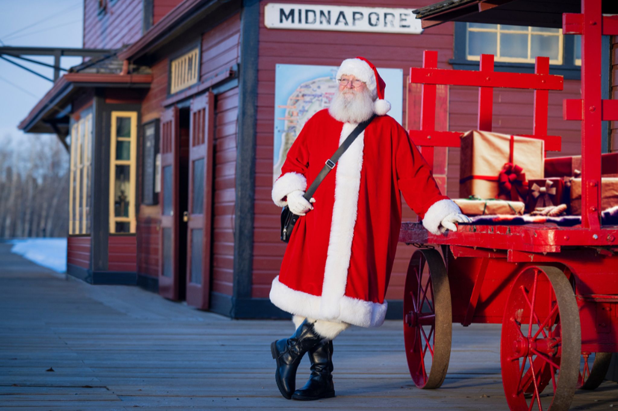 All aboard the holiday train at this festive heritage event in Calgary