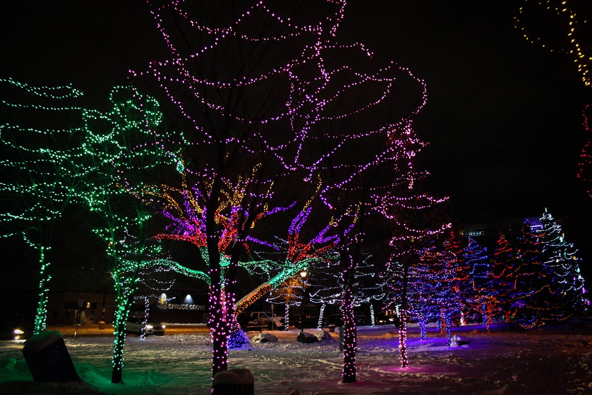 There's a stunning skating oval in this city just outside Edmonton
