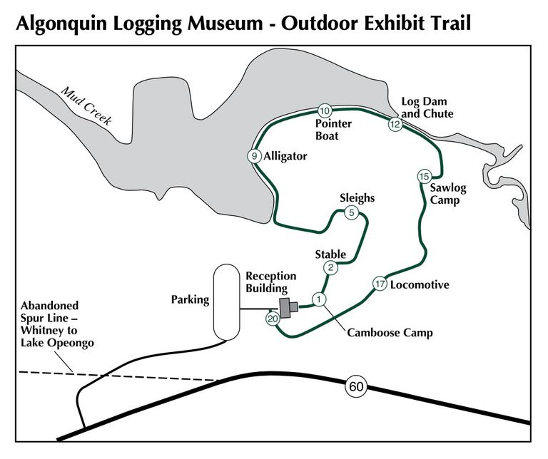 There's a hidden locomotive and tugboat in this Ontario trail